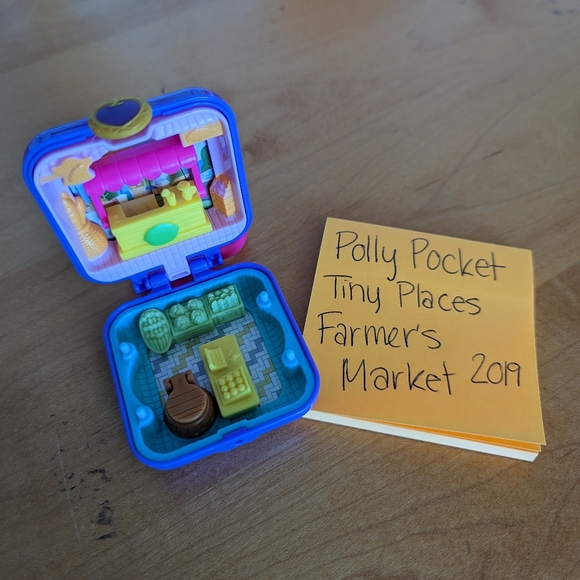 Mattel | Toys | Polly Pocket Tiny Places Farmers Market With Cat Cash ...